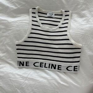 Celine | Tops | Celine Crop Top | Poshmark